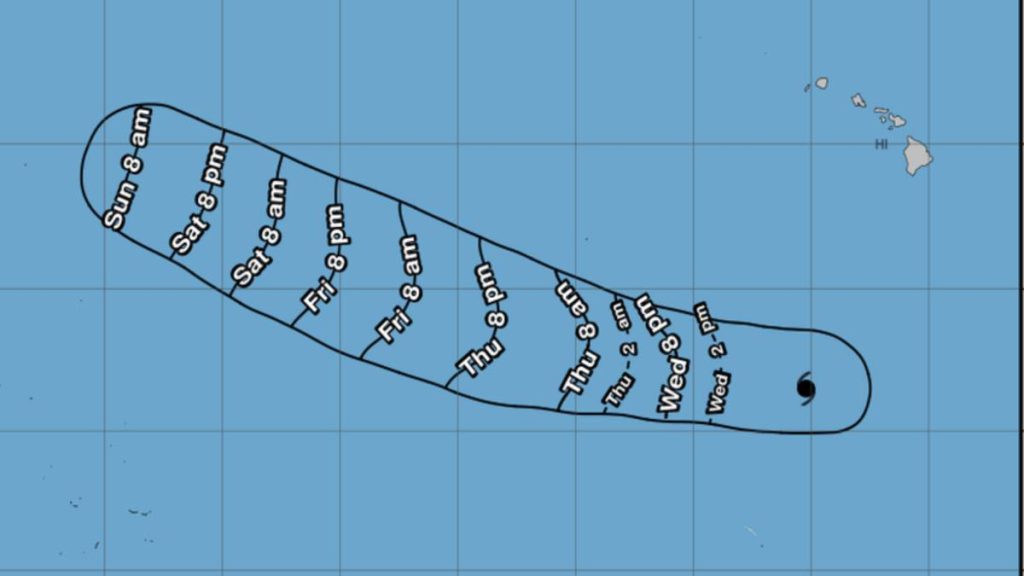 Weather update #5: Hurricane Iona now southwest of Honolulu and is ...